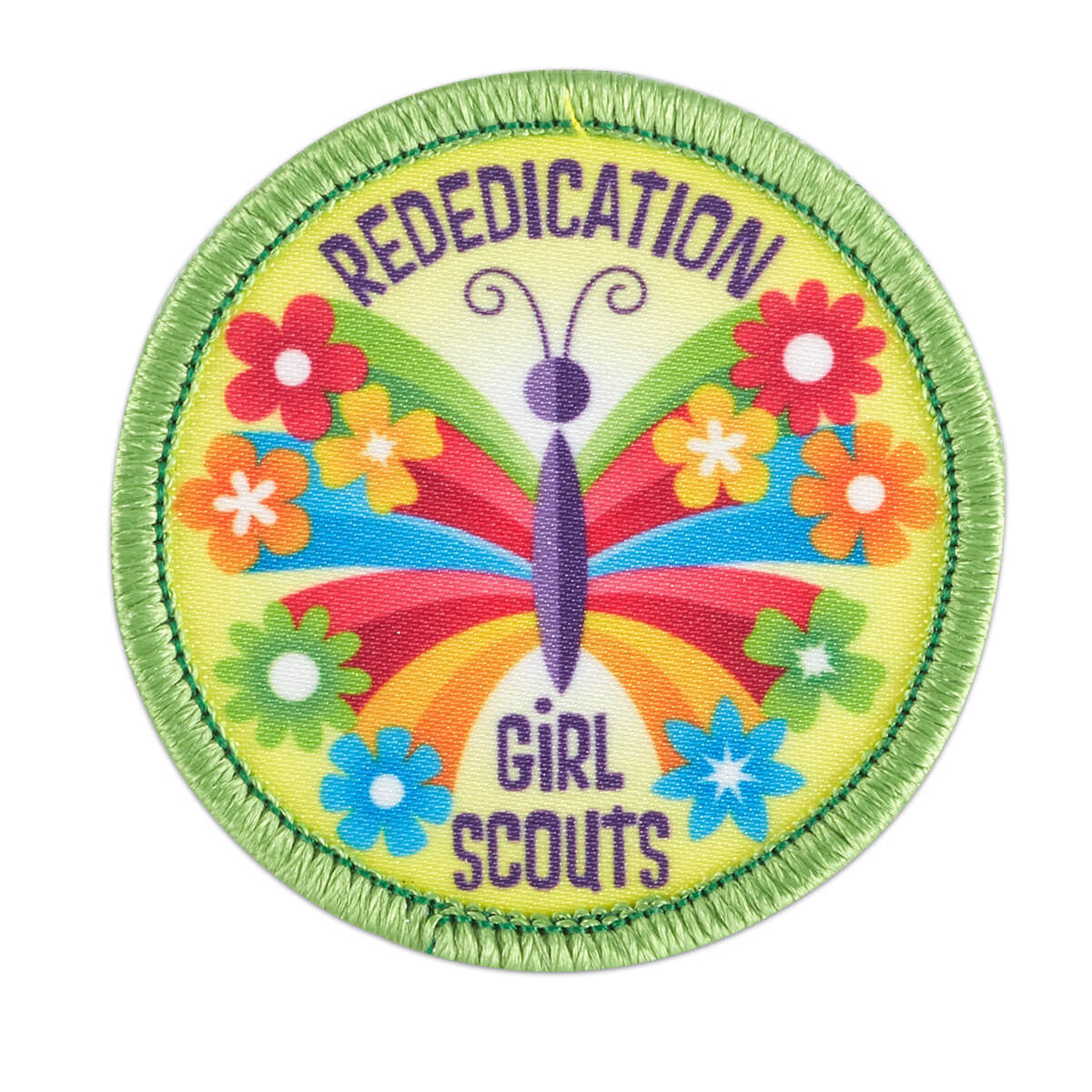 Girl Scouts Rededication Butterfly Sew On Fun Patch – Basics Clothing Store