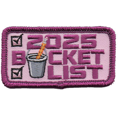 2025 Bucket List Patch – Basics Clothing Store