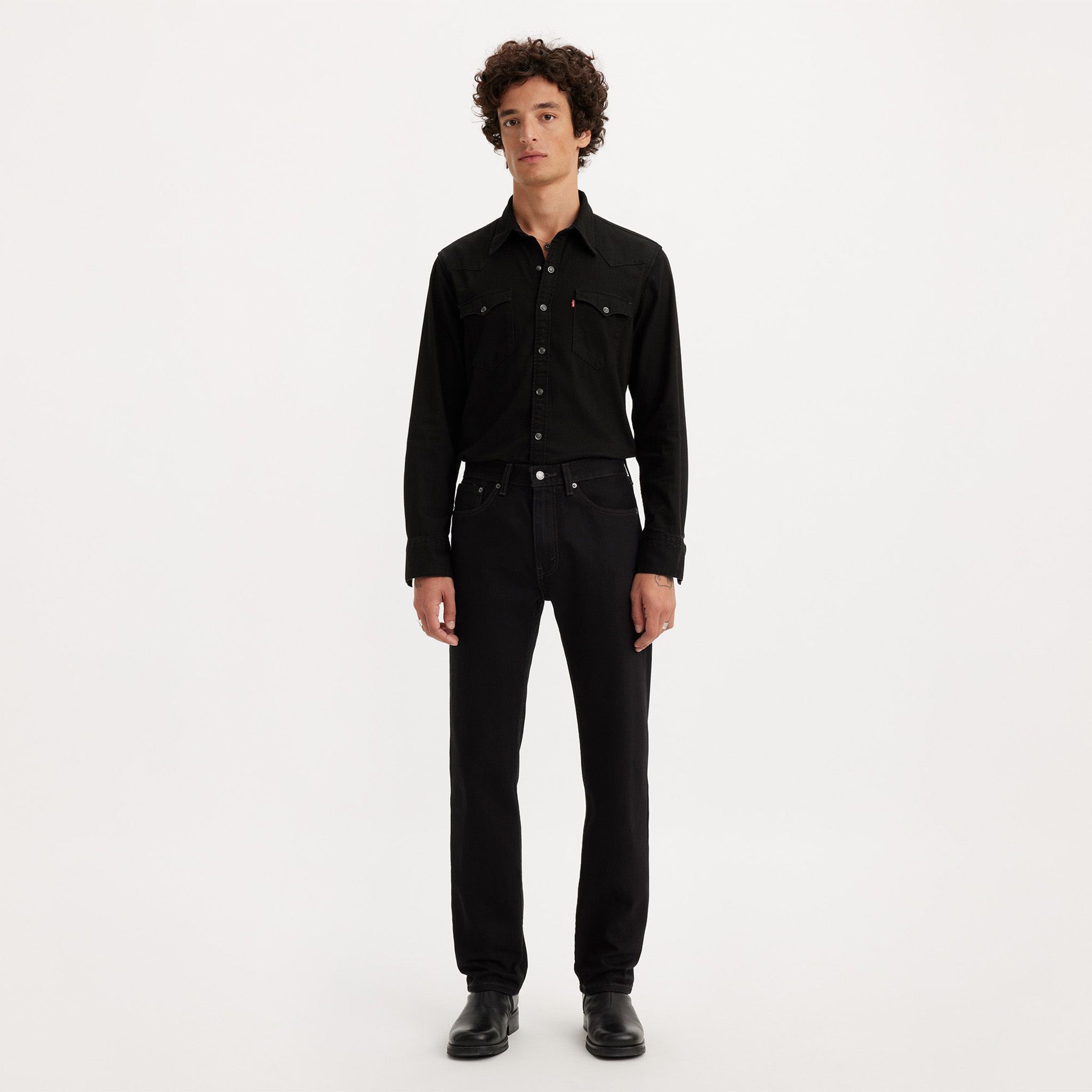 505™ Regular Fit Men's Jeans - Black – Basics Clothing Store