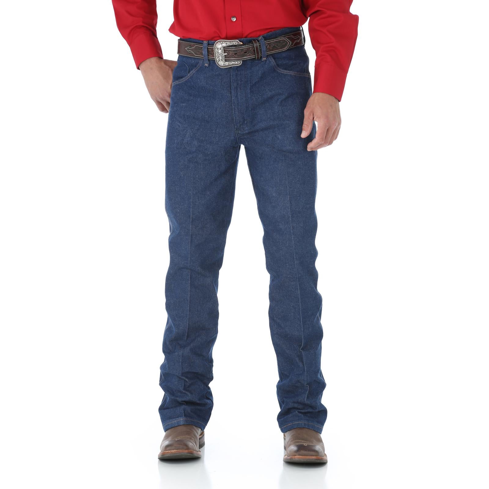 Wrangler® Men's Cowboy Cut® Boot Jean Rigid - Regular Fit - Navy 0945N ...