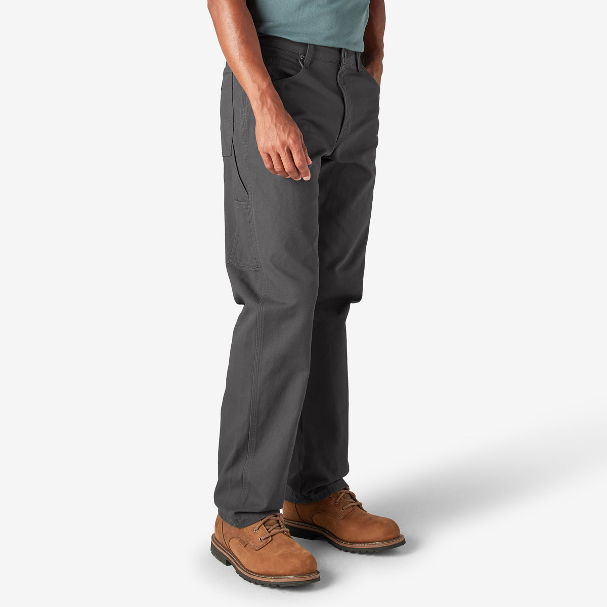 Dickies Relaxed Fit Heavyweight Duck Carpenter Pants - Rinsed Slate ...