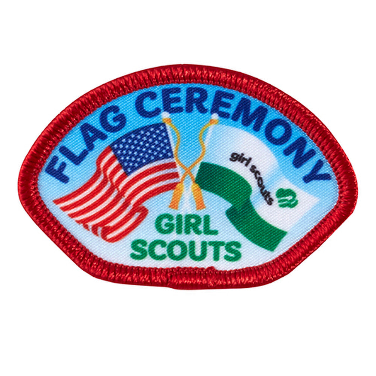 Girl Scouts Flag Ceremony Sew On Fun Patch – Basics Clothing Store