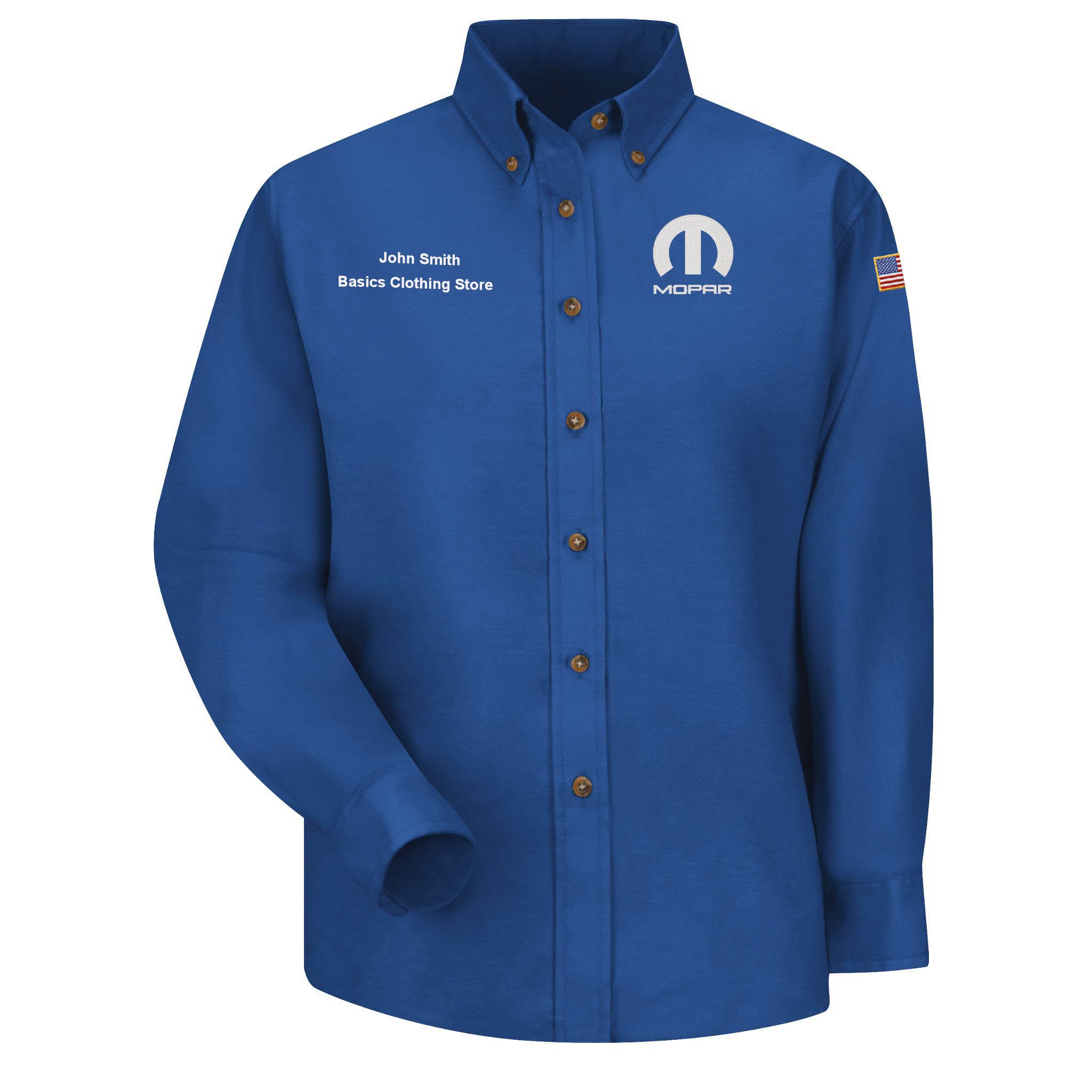Mopar Women's Long Sleeve Poplin Dress Shirt – Basics Clothing Store