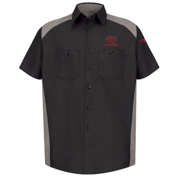 Toyota® Men's Short Sleeve Motorsports Shirt - Black / Grey – Basics ...