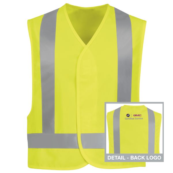 Buick GMC Hi-Visibility Safety Vest - FLUORESCENT YELLOW/GREEN – Basics ...