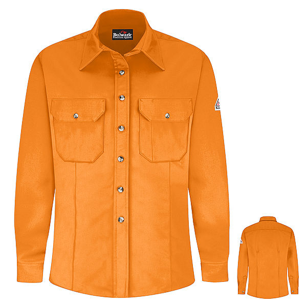 Bulwark Women's 7 oz. Dress Uniform Shirt - SLU3 – Basics Clothing Store