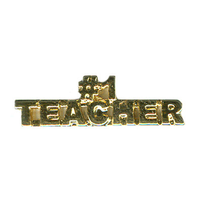 #1 Teacher Pin – Basics Clothing Store