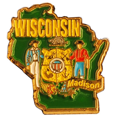 Wisconsin Pin – Basics Clothing Store