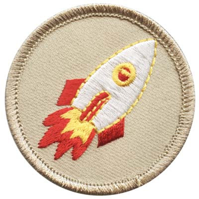 Flaming Rocket Patrol Patch – Basics Clothing Store