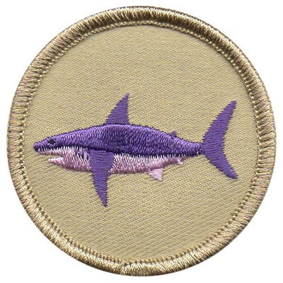 Purple Shark Patrol Patch – Basics Clothing Store