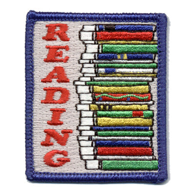 Reading (Pile Of Books) Patch – Basics Clothing Store