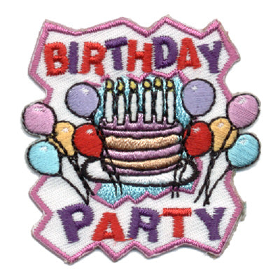 12 Pieces-Birthday Party Patch-Free shipping – Basics Clothing Store