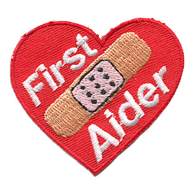 First Aider (Heart) Patch – Basics Clothing Store