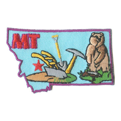Montana State Patch – Basics Clothing Store