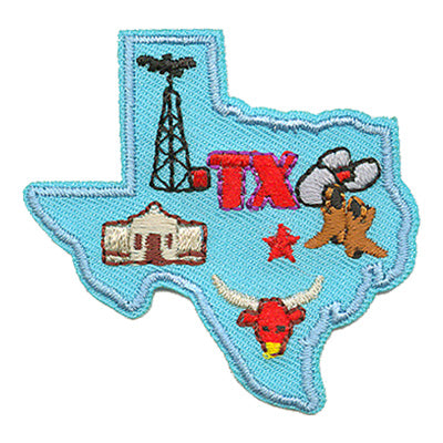 Texas State Patch – Basics Clothing Store