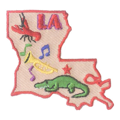 Louisiana State Patch – Basics Clothing Store