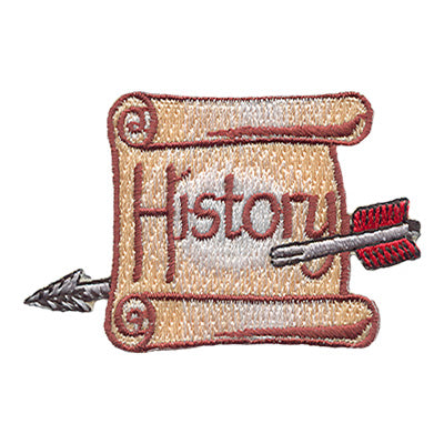 History (Scroll & Arrow) Patch – Basics Clothing Store