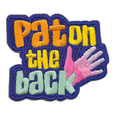 12 Pieces-Pat On The Back Patch-Free shipping – Basics Clothing Store