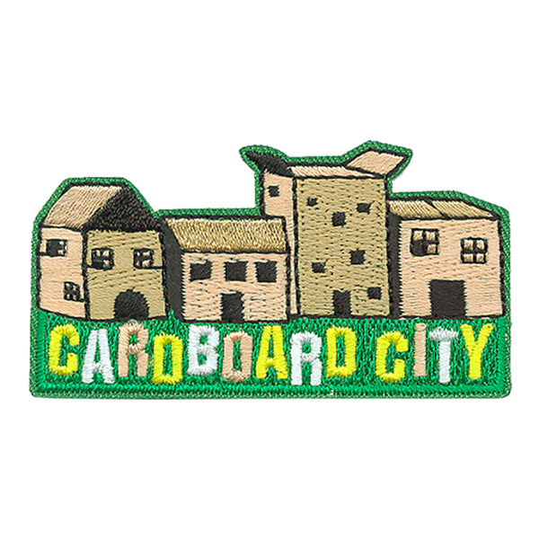 12 Pieces - Cardboard City Patch - Free Shipping – Basics Clothing Store