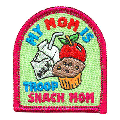 12 Pieces-My Mom Is Snack Mom Patch-Free shipping – Basics Clothing Store