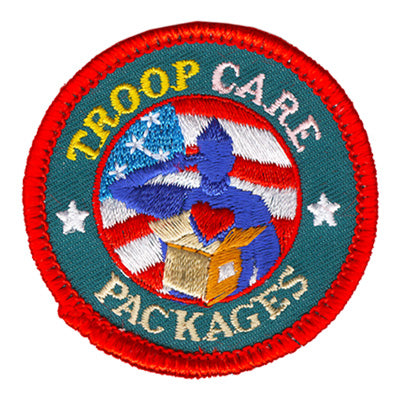 Troop Care Packages Patch – Basics Clothing Store