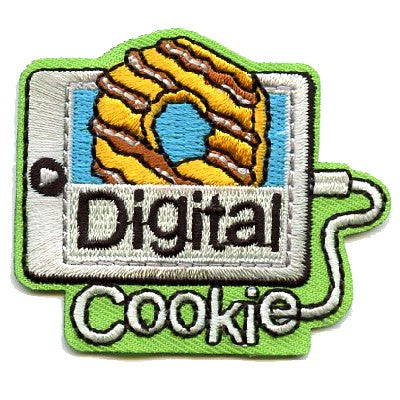 12 Pieces-Digital Cookie Patch-Free shipping – Basics Clothing Store