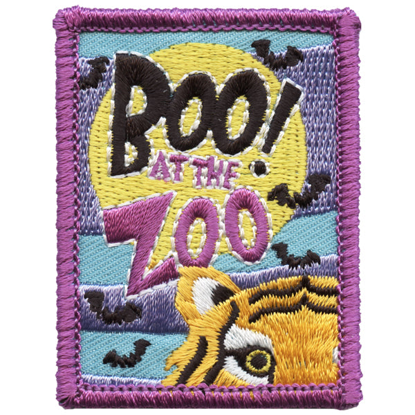 12 Pieces-Boo! at the Zoo Patch-Free Shipping – Basics Clothing Store
